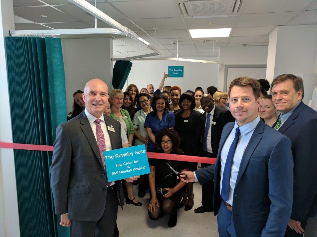 Bees’ head coach opens new unit at BMI Hendon Hospital - Barnet ...