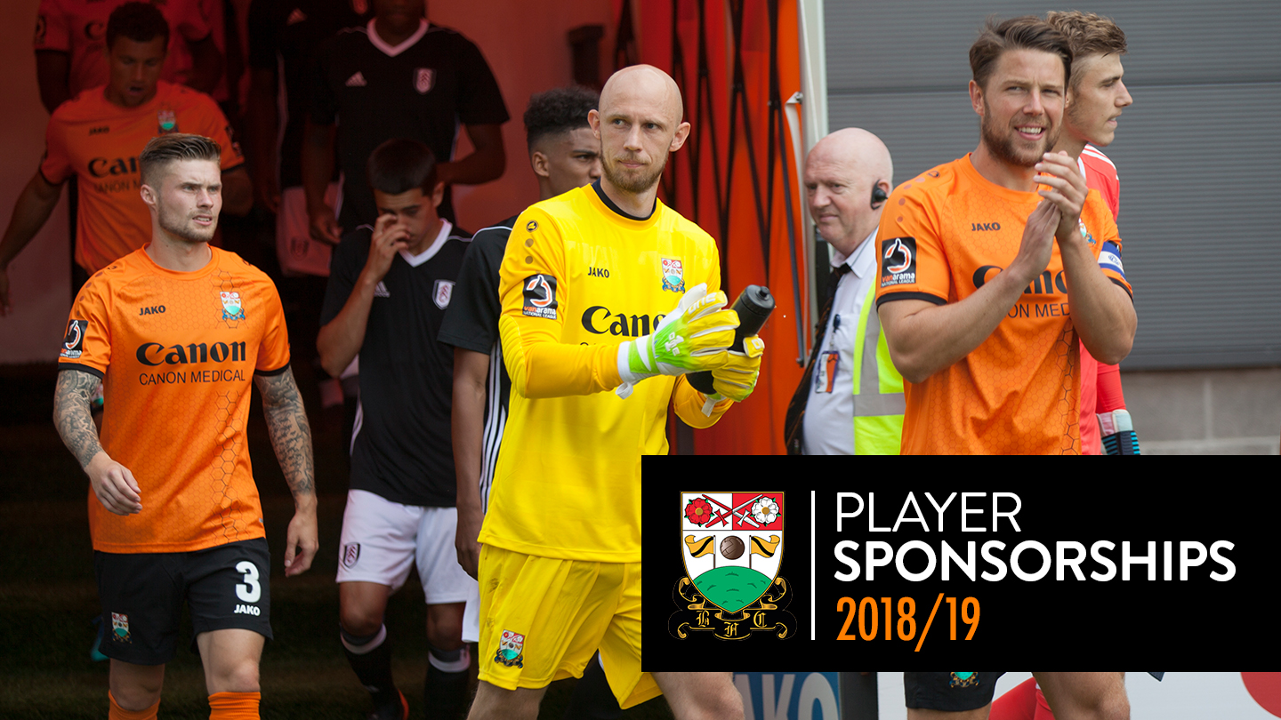 Commercial | Player Sponsorship now open for 2018/19 - Barnet Football Club