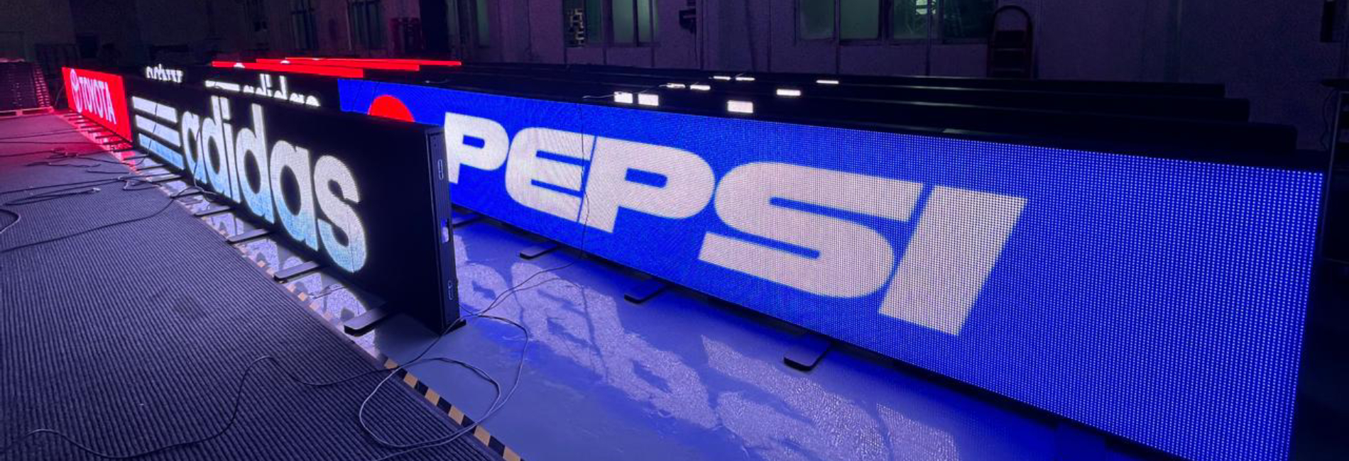 LED PERIMETER INSTALLATION IN THE HIVE STADIUM - Barnet Football Club